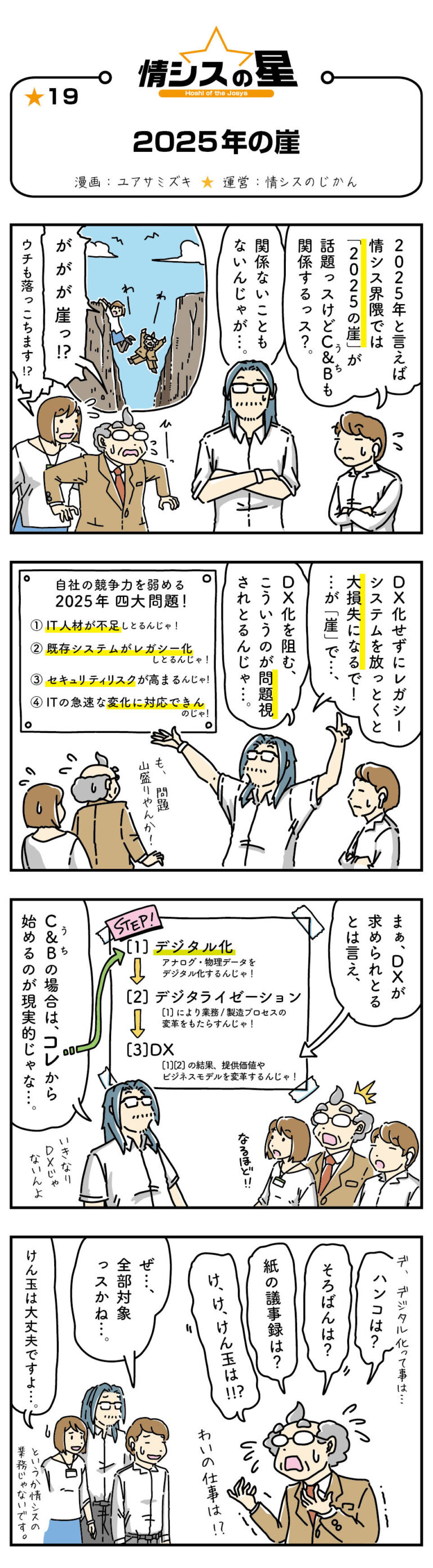 【情シスの星 #019】情シス部の未来を守れ！2025年の崖にどう対応する？ | 情報システム部門を刺激するメディア 情シスのじかん